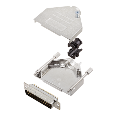 DTZK25-DBP-K - DB25 Male Hood Kit, Shielded, Top | Encitech