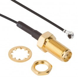 336313-12-0050 - SMA Bulkhead Jack to AMC Plug on 1.13mm | Encitech