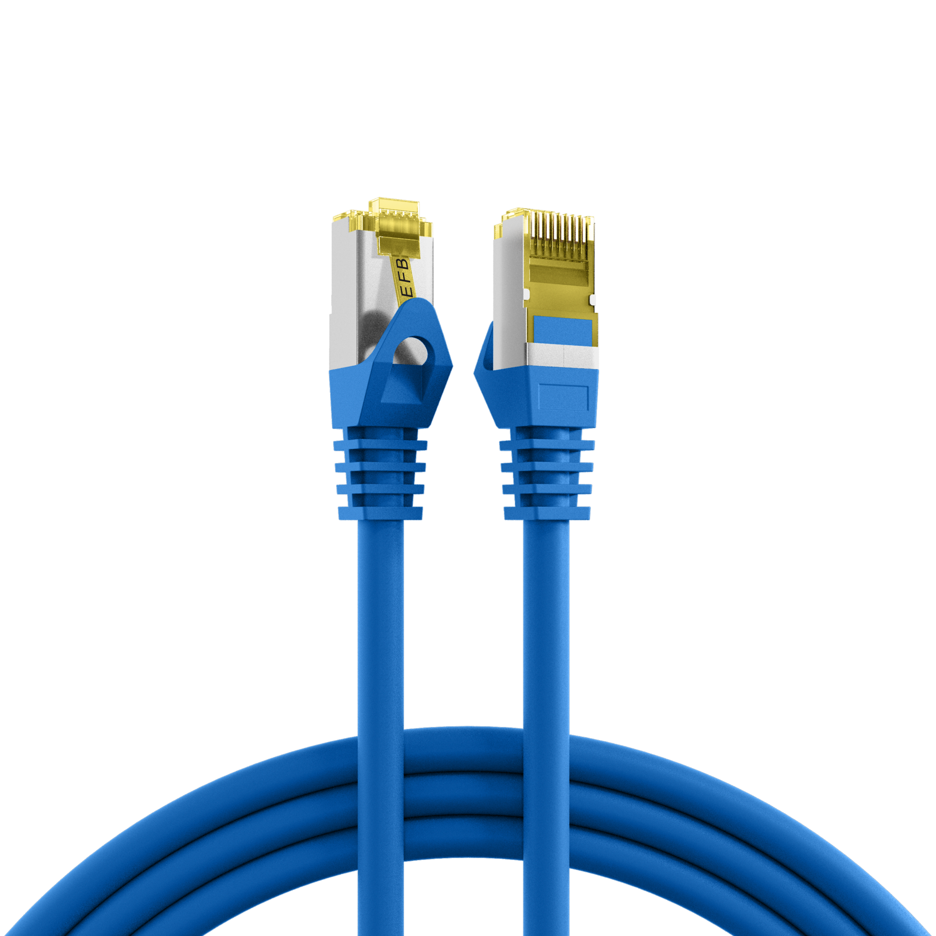 EFB ELEKTRONIK - MK7001.0,25BL - RJ45 Patch Cable S/FTP LSZH with Cat.7 ...